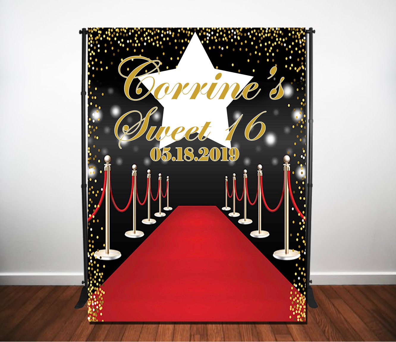 Hollywood Backdrop - The Brat Shack Party Store