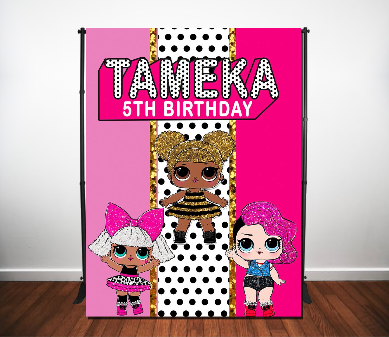 LOL Surprise Backdrop Step & Repeat |The Brat Shack