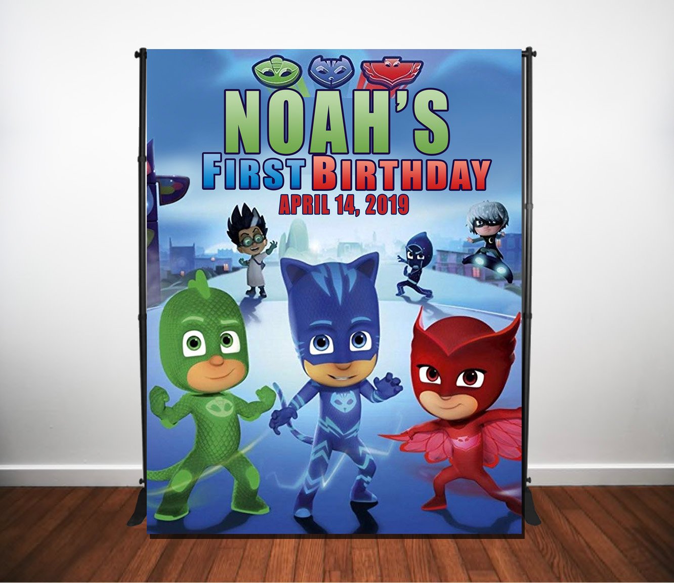 PJ Mask Backdrop Step & Repeat |The Brat Shack