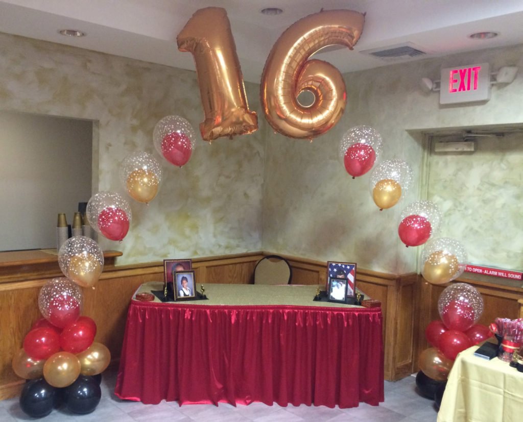 Double Stuffed Balloon Arch with Number - The Brat Shack Party Store