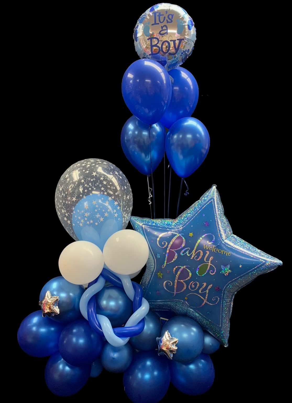Baby Shower Pacifier Balloon Structure - The Brat Shack Party Store