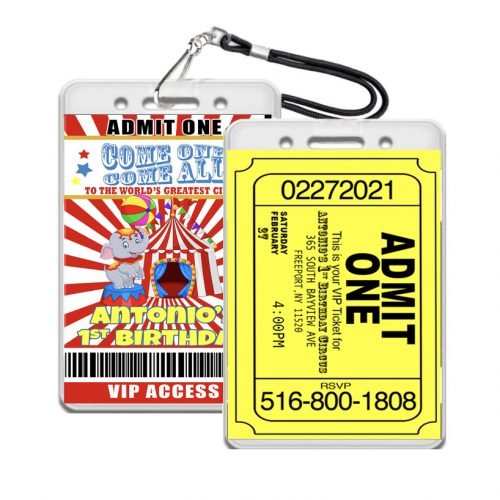 Carnival VIP Invitation Pass - The Brat Shack Party Store