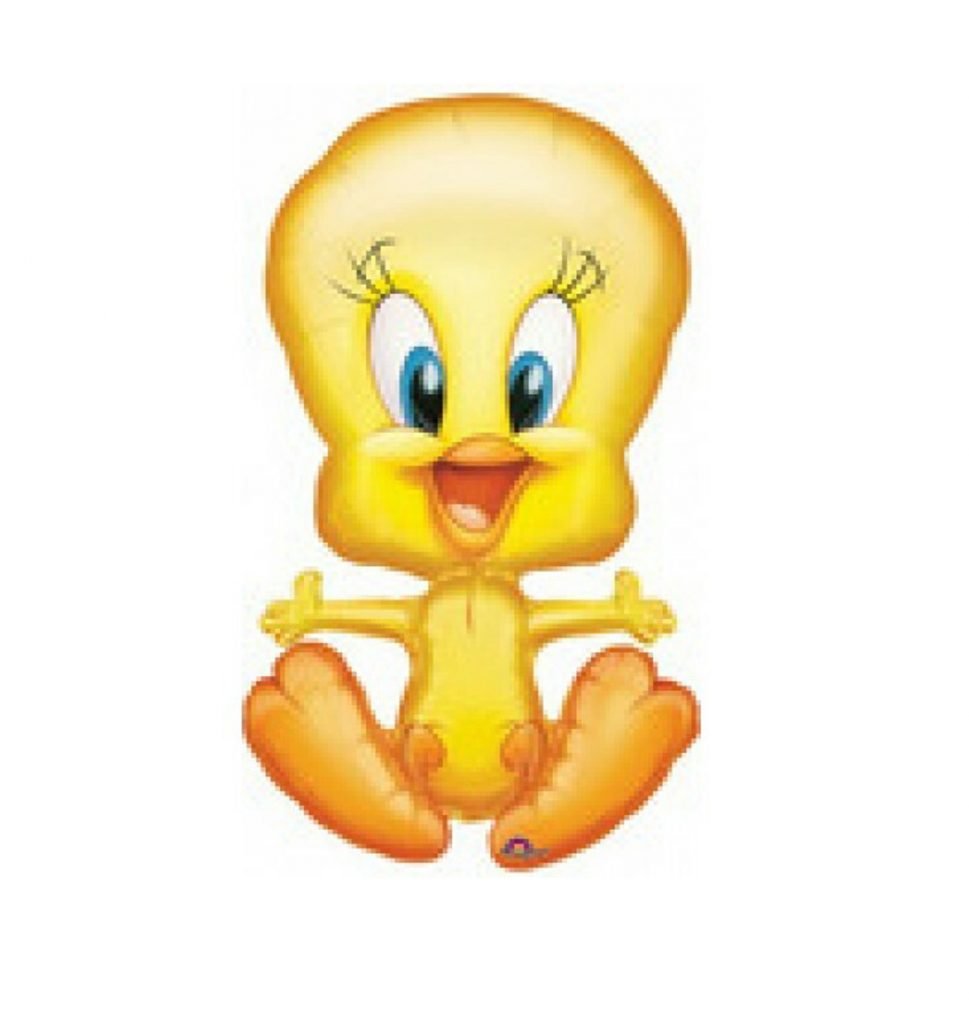 Large Shaped Tweety Bird Mylar Balloon - The Brat Shack Party Store