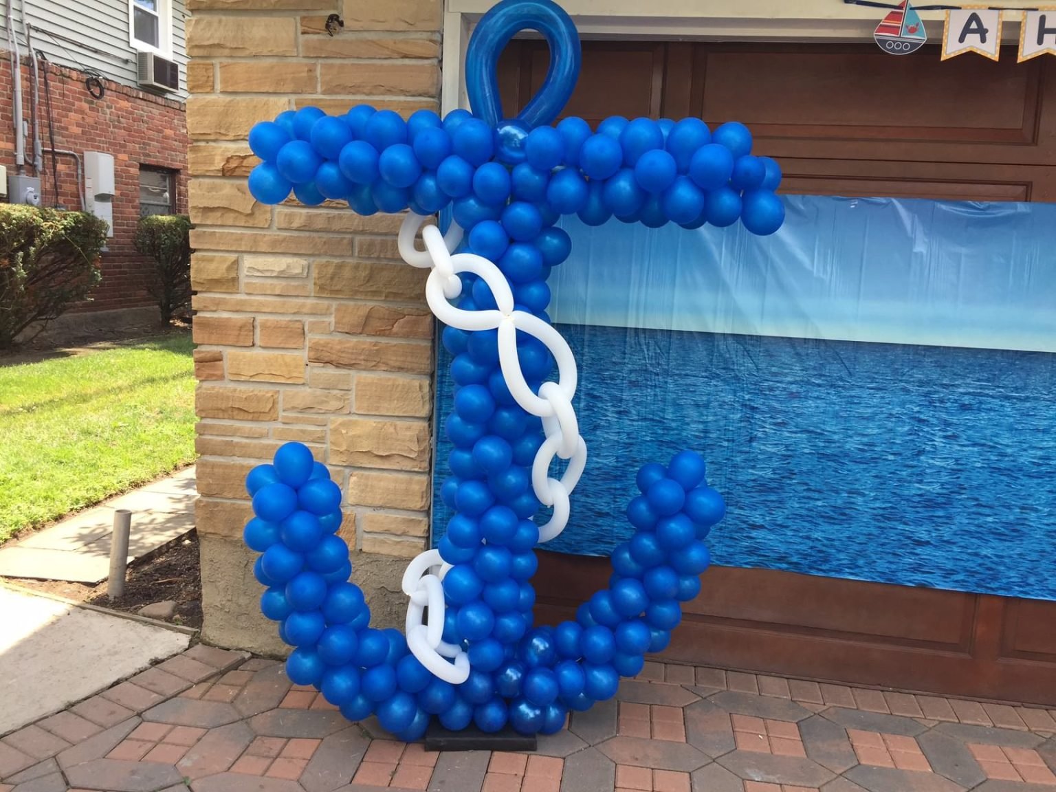 Anchor Balloon Structure - The Brat Shack Party Store