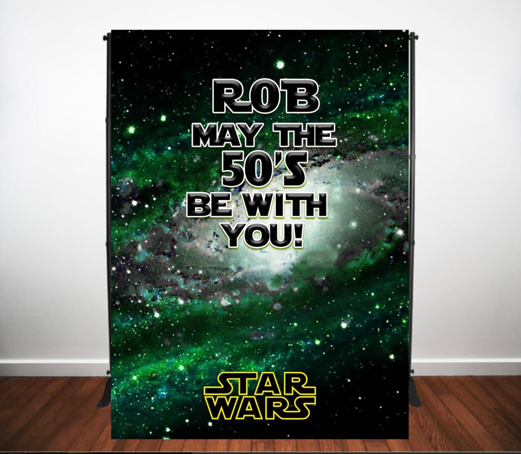 Star Wars Backdrop - The Brat Shack Party Store