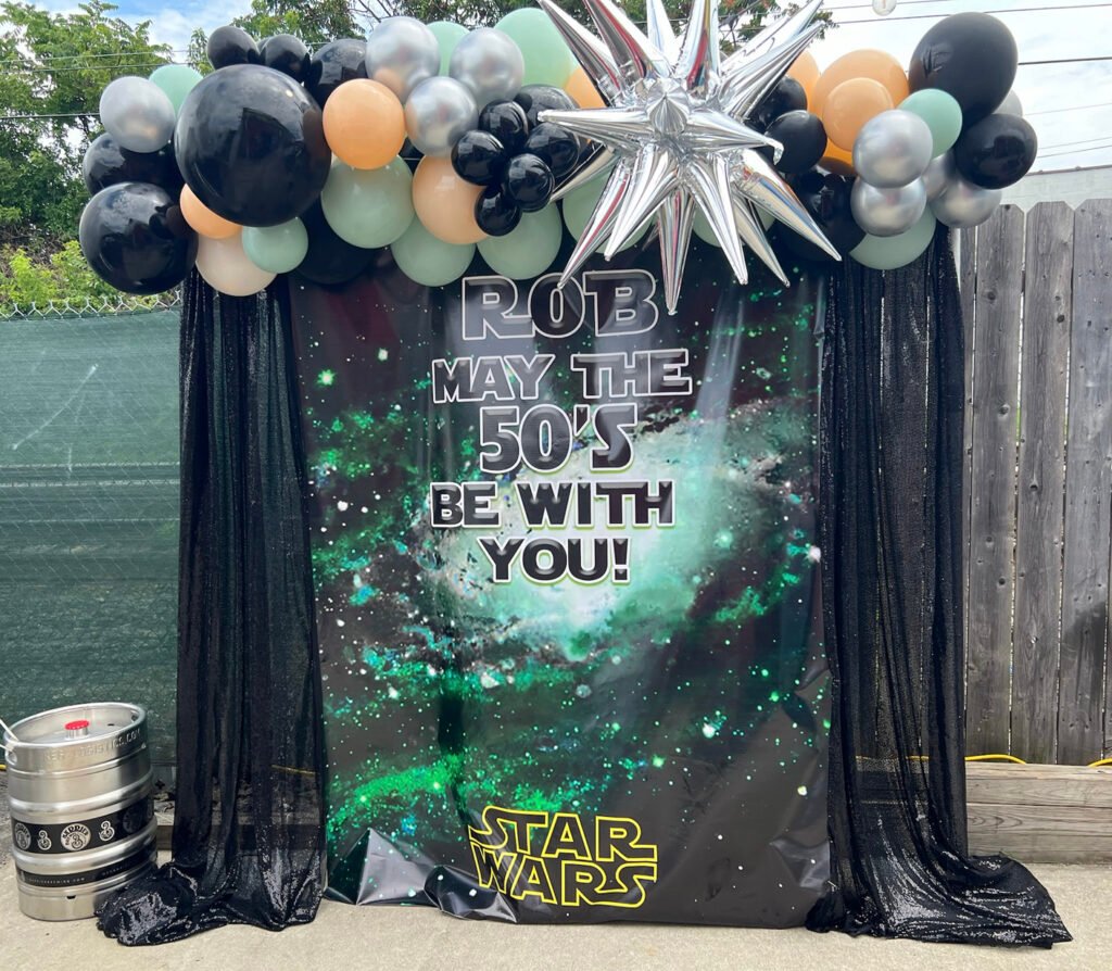 Star Wars Backdrop - The Brat Shack Party Store